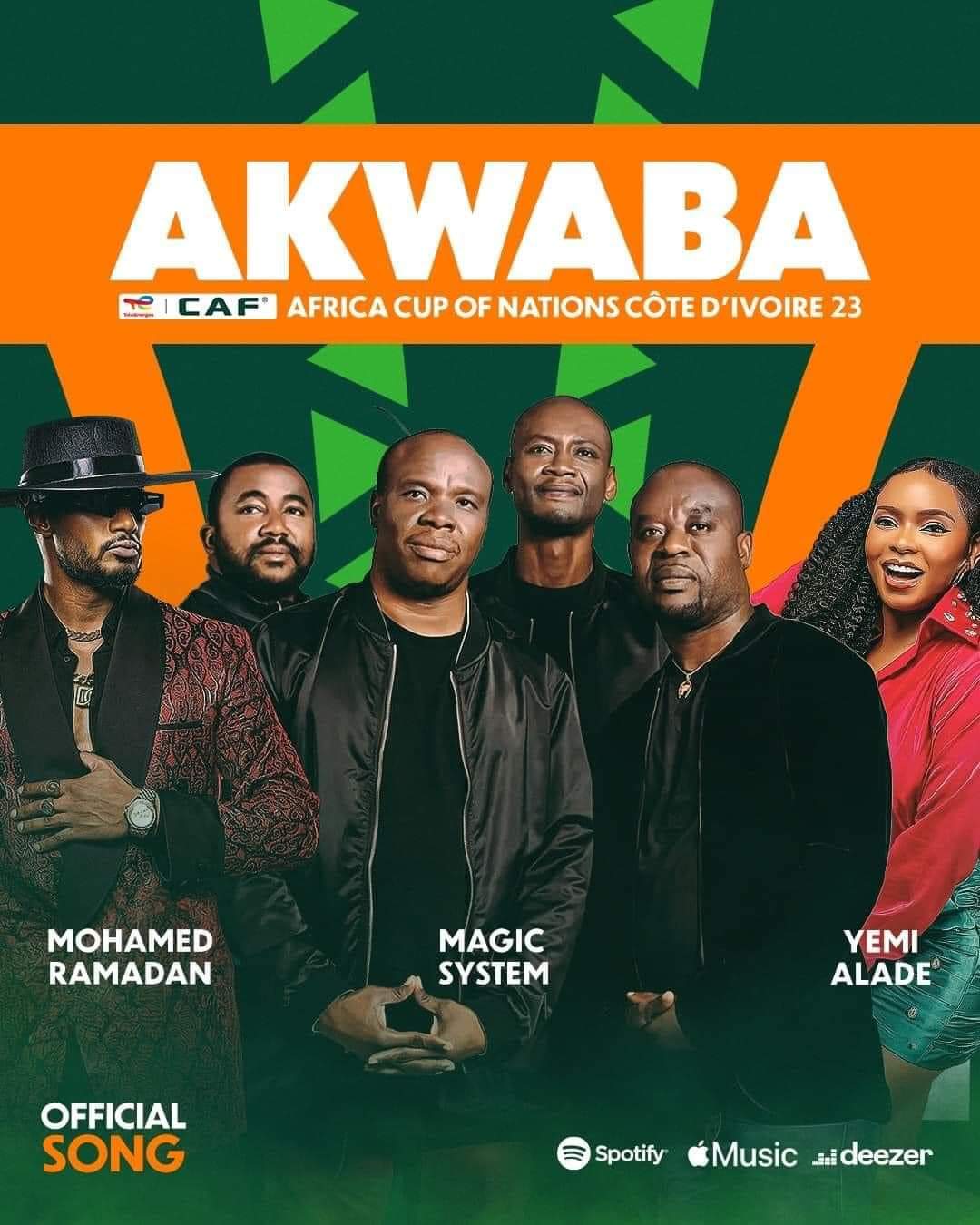 " Akwaba ", l'hymne officiel de la CAN Côte d'Ivoire 2023 ...